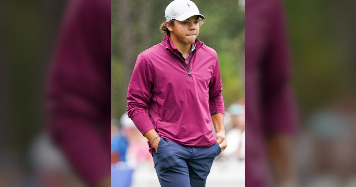 Tiger Woods' Son Charlie Woods Takes Caddie Role At U.S. Open Qualifier