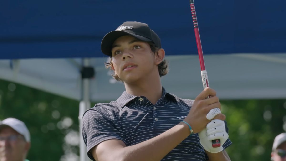 Tiger Woods' Son Charlie Woods Takes Caddie Role At U.S. Open Qualifier