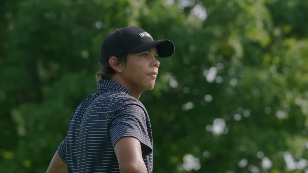 Tiger Woods' Son Charlie Woods Takes Caddie Role At U.S. Open Qualifier